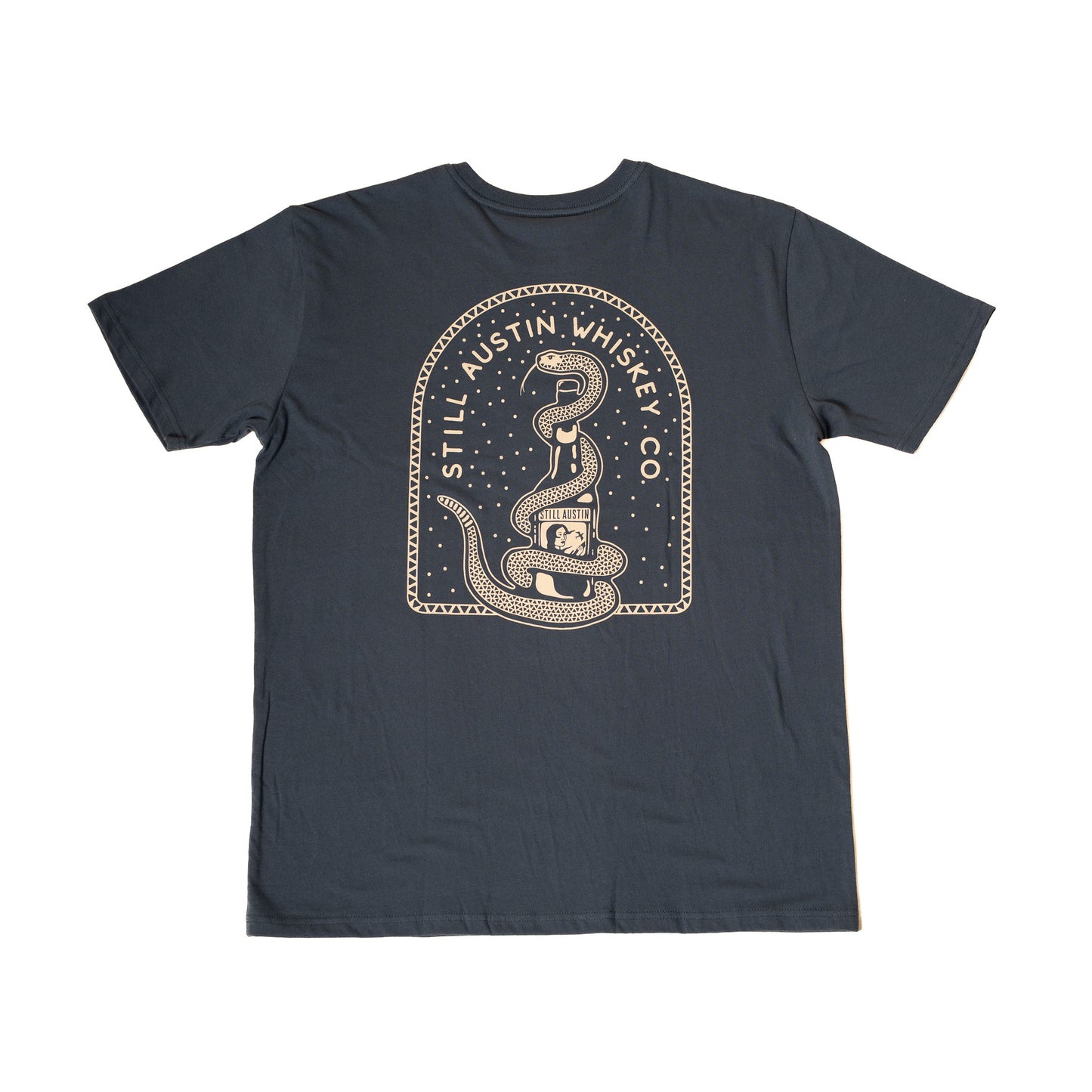 Beware of Snakes T Shirt- NAVY – Shop Still Austin Whiskey Co.