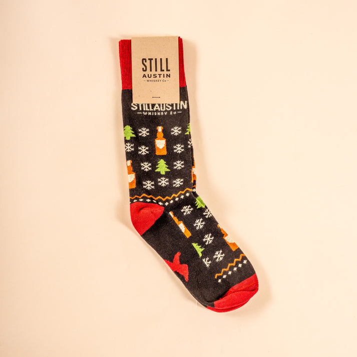 Still Austin Holiday Socks – Shop Still Austin Whiskey Co.